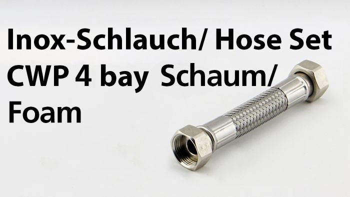 Ehrle GmbH | INOX-Schlauch Set CWP 4-Platz Softschaum